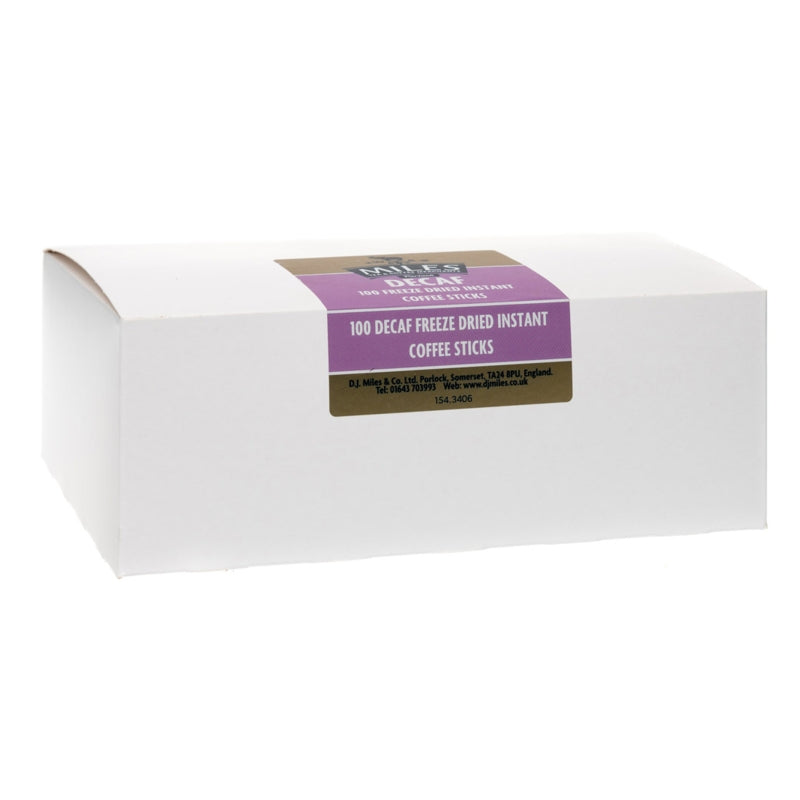 100 Decaffeinated Instant Coffee Sticks – The Church Tea Company